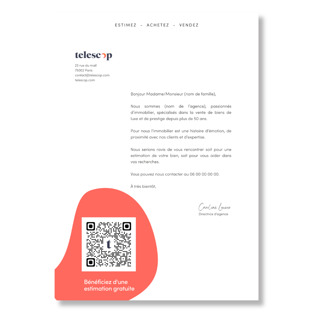 Modèles de courriers pour votre prospection immobilière